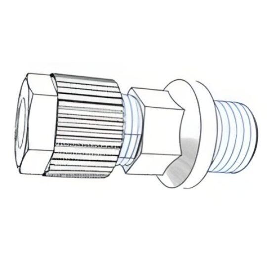 RECTO MACHO CILINDRICO PVDF - Unigasket